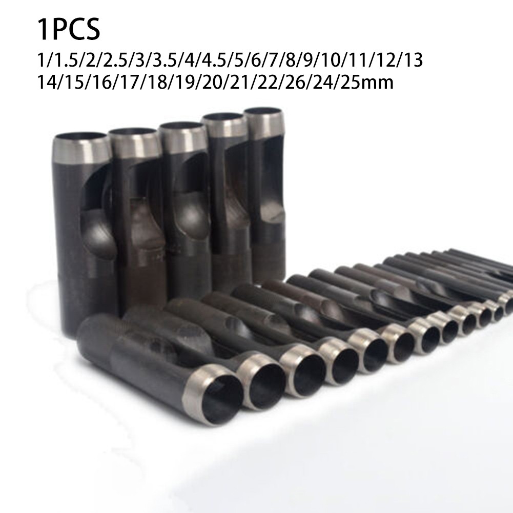 Jeu de poinçons de ceinture neuf pratique poinçon rond noir poinçon ...