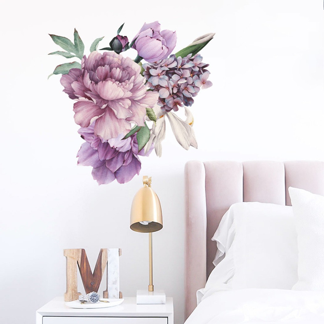 Removable Wall Sticker Sticker Stickers Wall Bedroom Decal Decor Flower ...