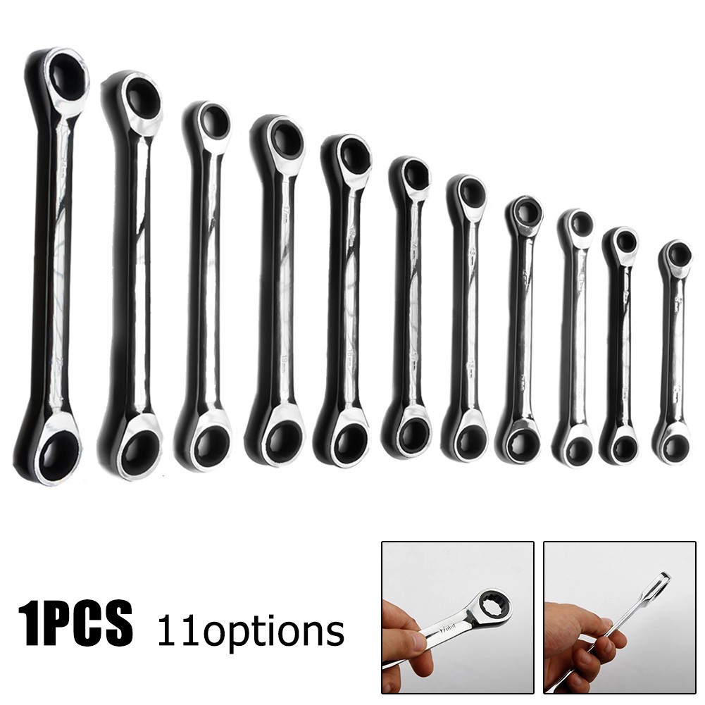 Double Head Ratchet Hand Tool Workshop Equipment Garden Tools Hand ...