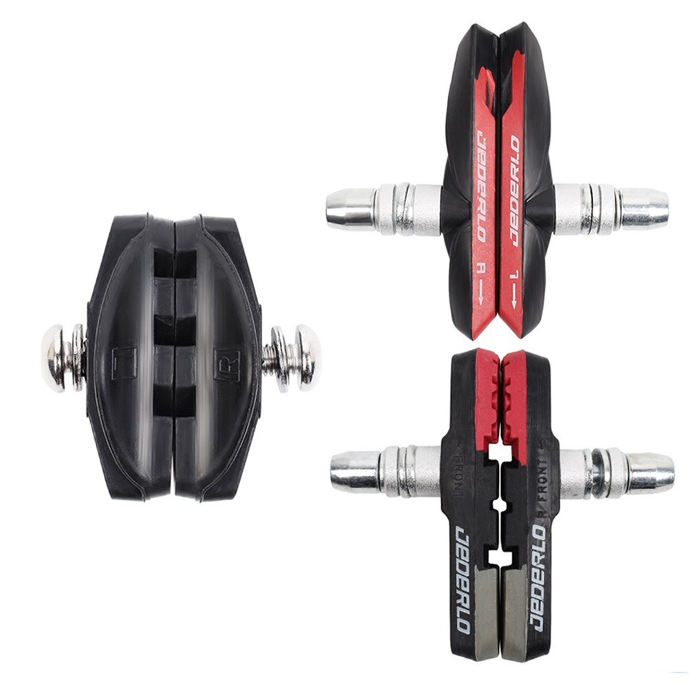 MTB JEDERLO Road Bike Triple Contour BRAKE BLOCKS Bicycle Bike Pads On ...