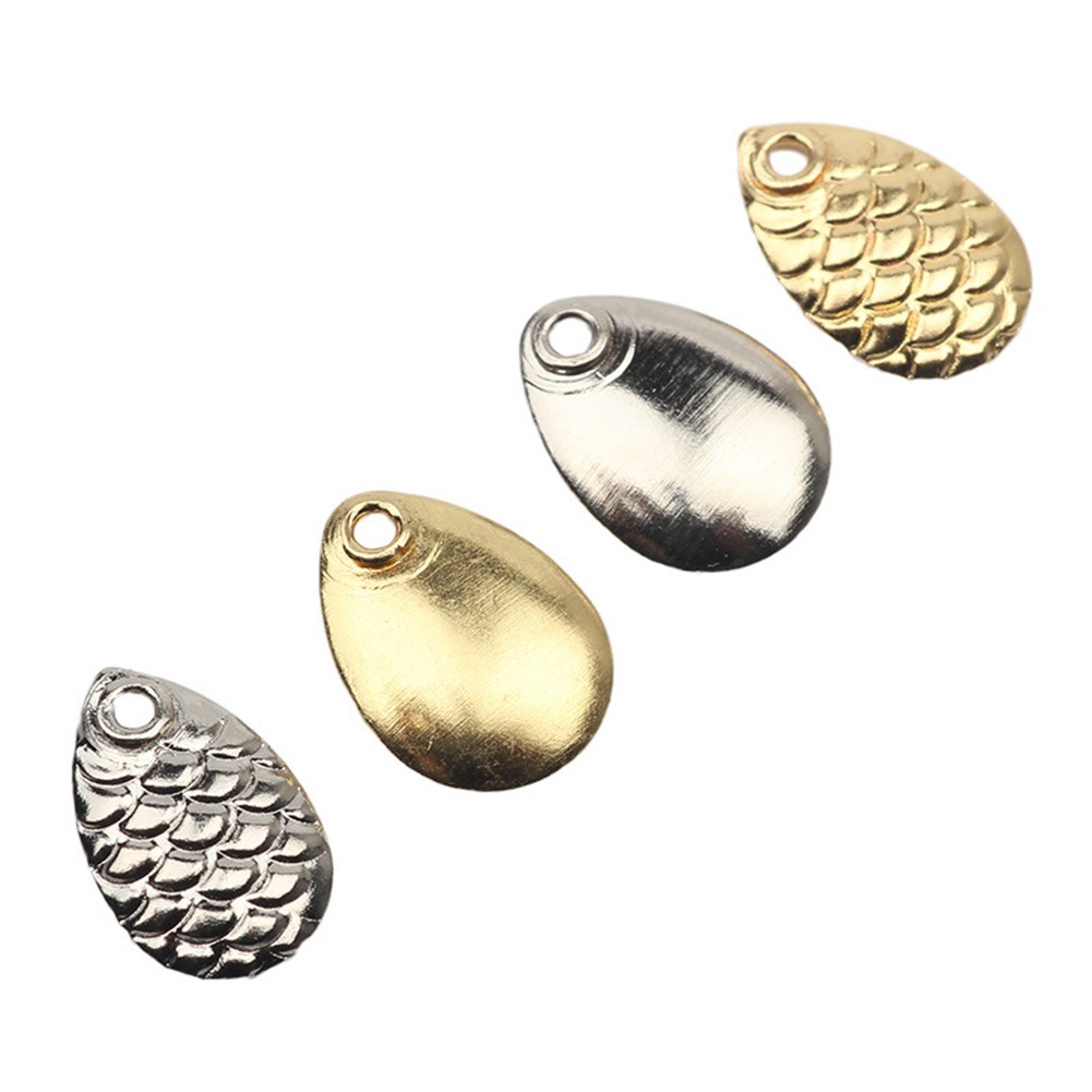 PRATICAL SPINNER RINGS Blades Attractor Accessories Lure Spoon Silver ...