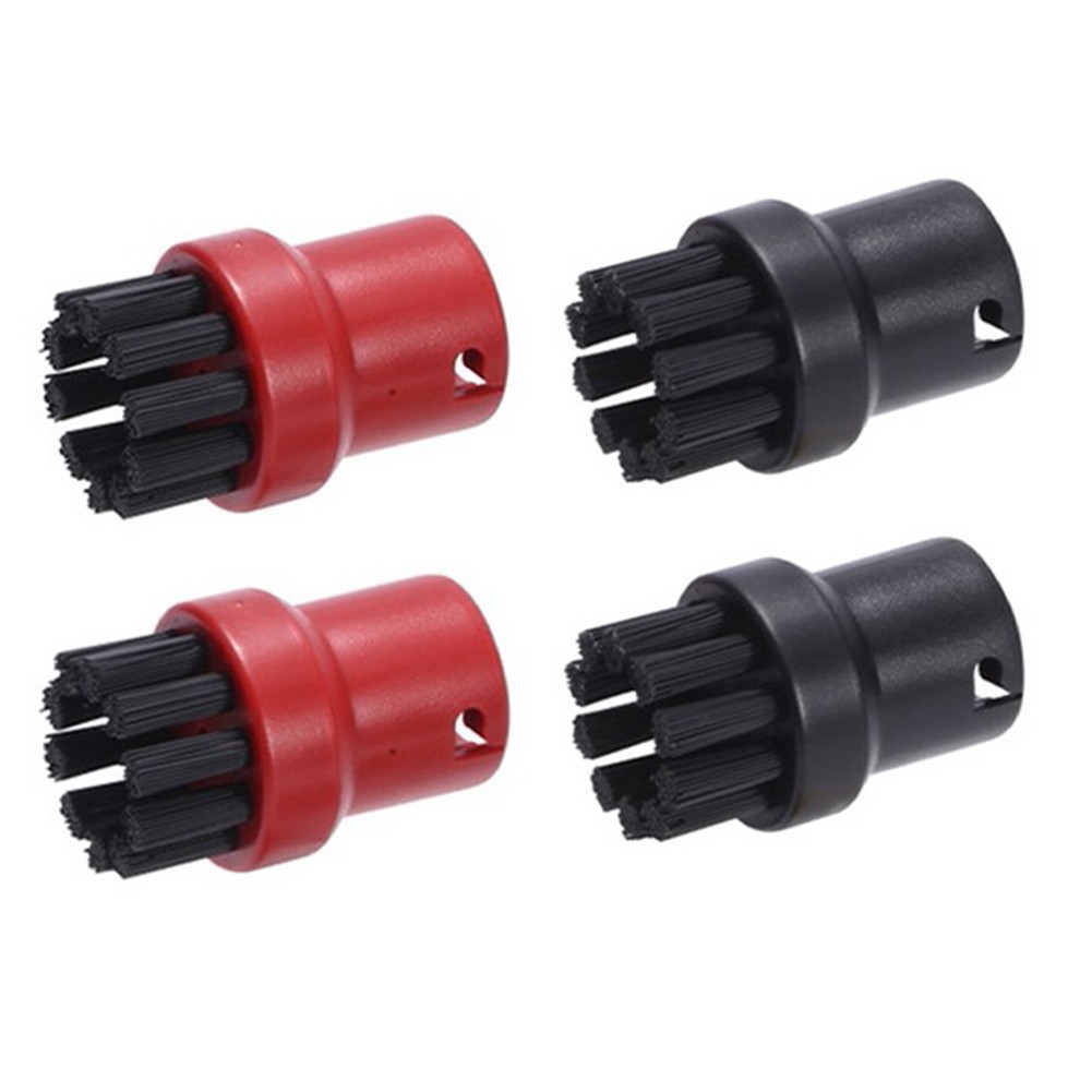 Brand New Round Brushes Nylon 2*red+ 2*black Cleaning Extension Nozzle ...