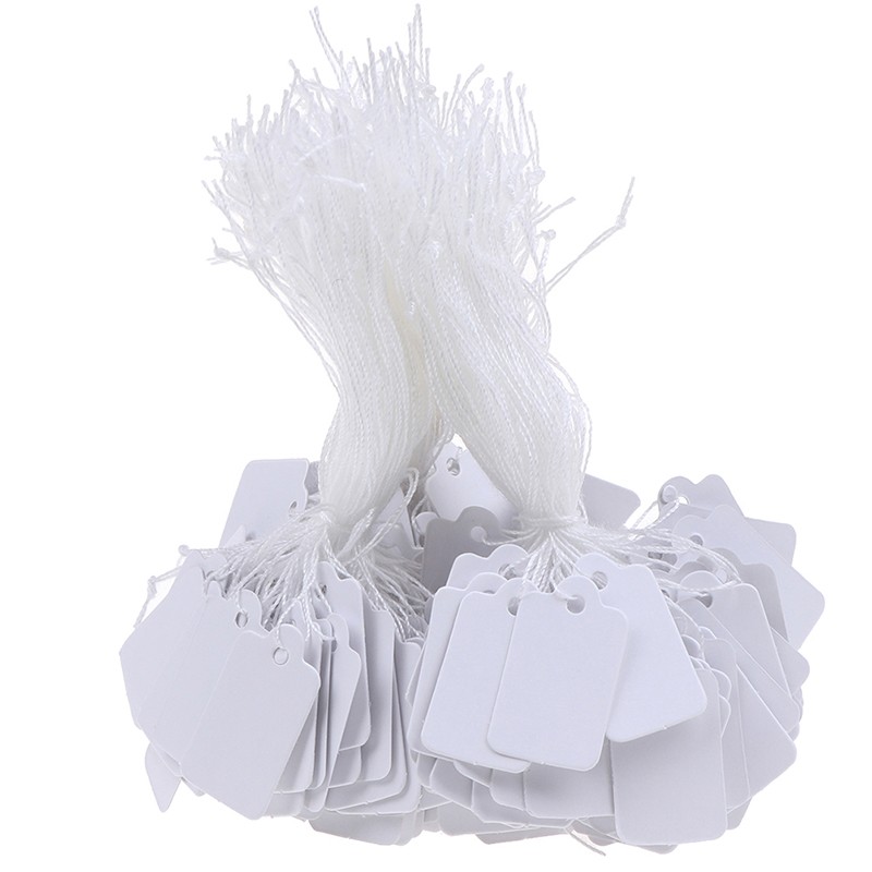 MERCHANDISE PRICE TAGS 3.5cmX2.2cm 500Pcs White 2.4cm*1.5cm Paper 2 ...