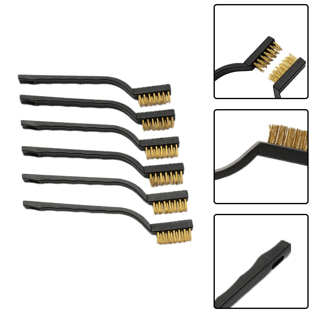 New Parts Wire Brush Toothbrush Black Cleaning Copper DIY 17cm Tool ...