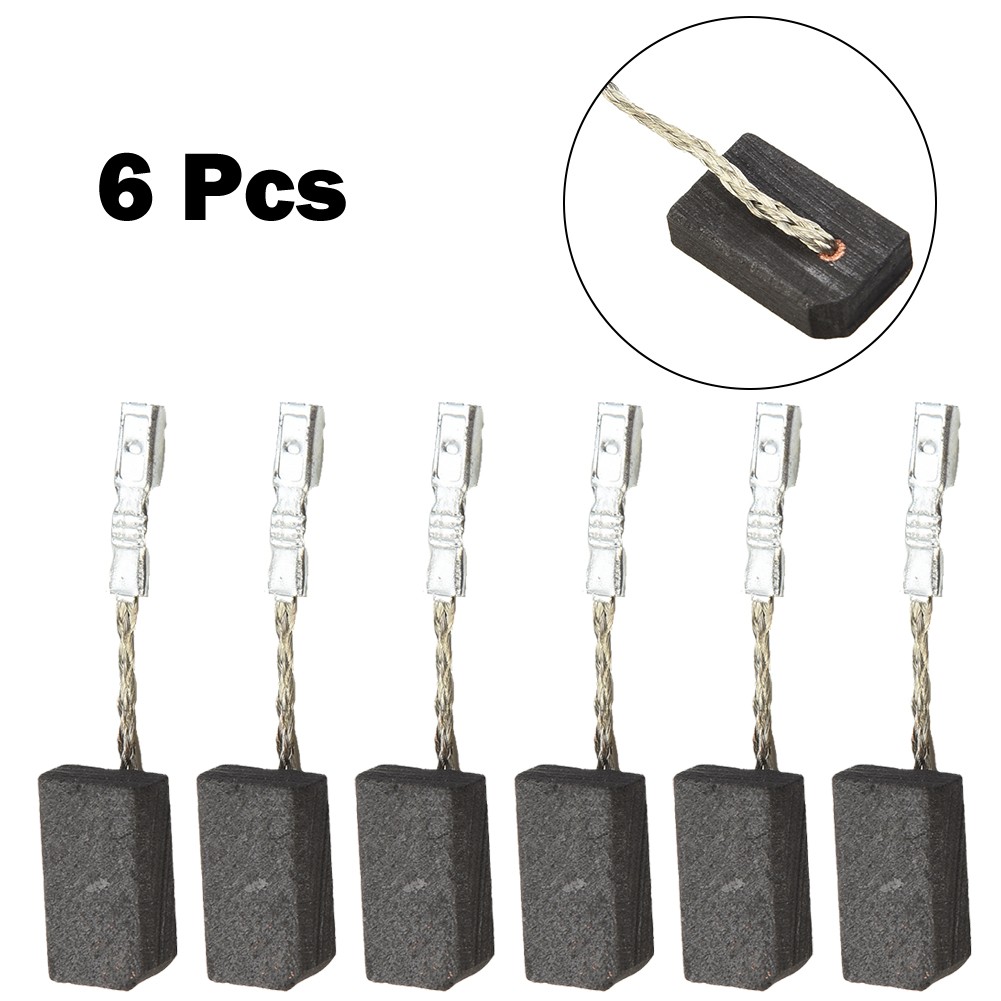 CARBON BRUSHES FIBER Brushes Motor Power Tools 5*10*16mm 6pcs Carbon ...