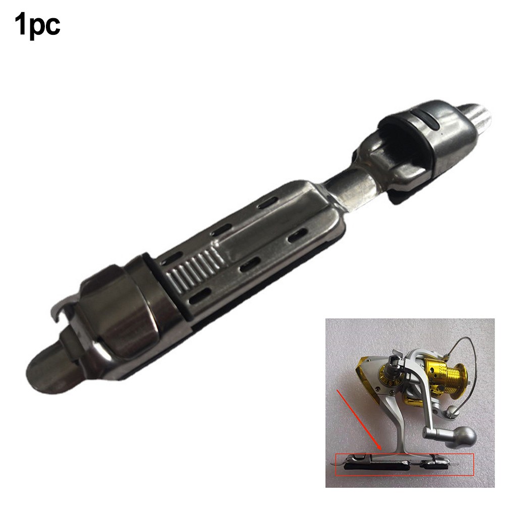 Reel Holder Part Holder Clip Professional Soft Rubber Pad Stainless ...