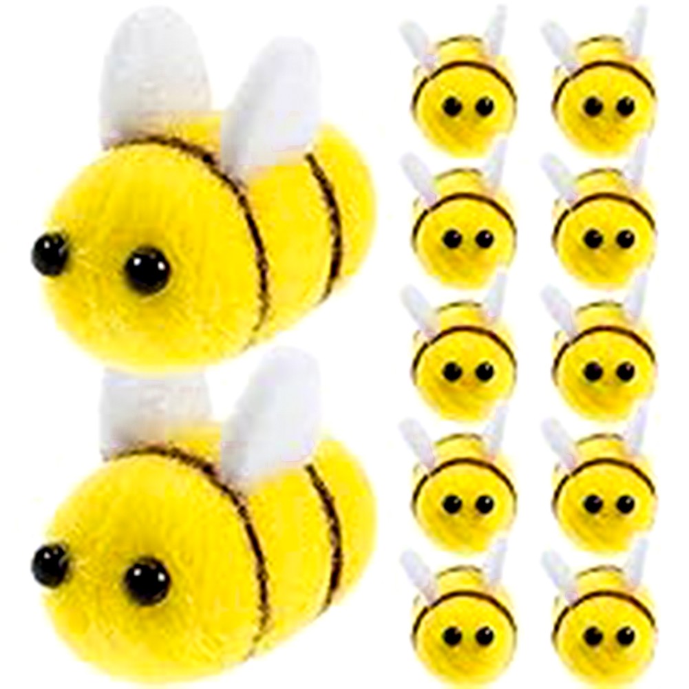FOR DIY BEE Theme Wool Felt Craft Balls for Parties and Creative ...