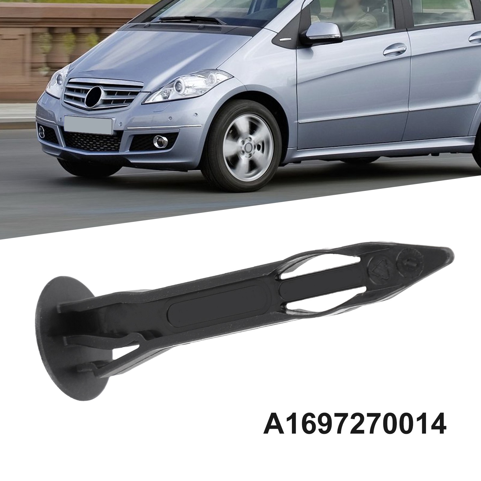 CUSTOM FIT DOOR Card Trim Clip for Mercedes W169 W245 A1697270014 Black ...