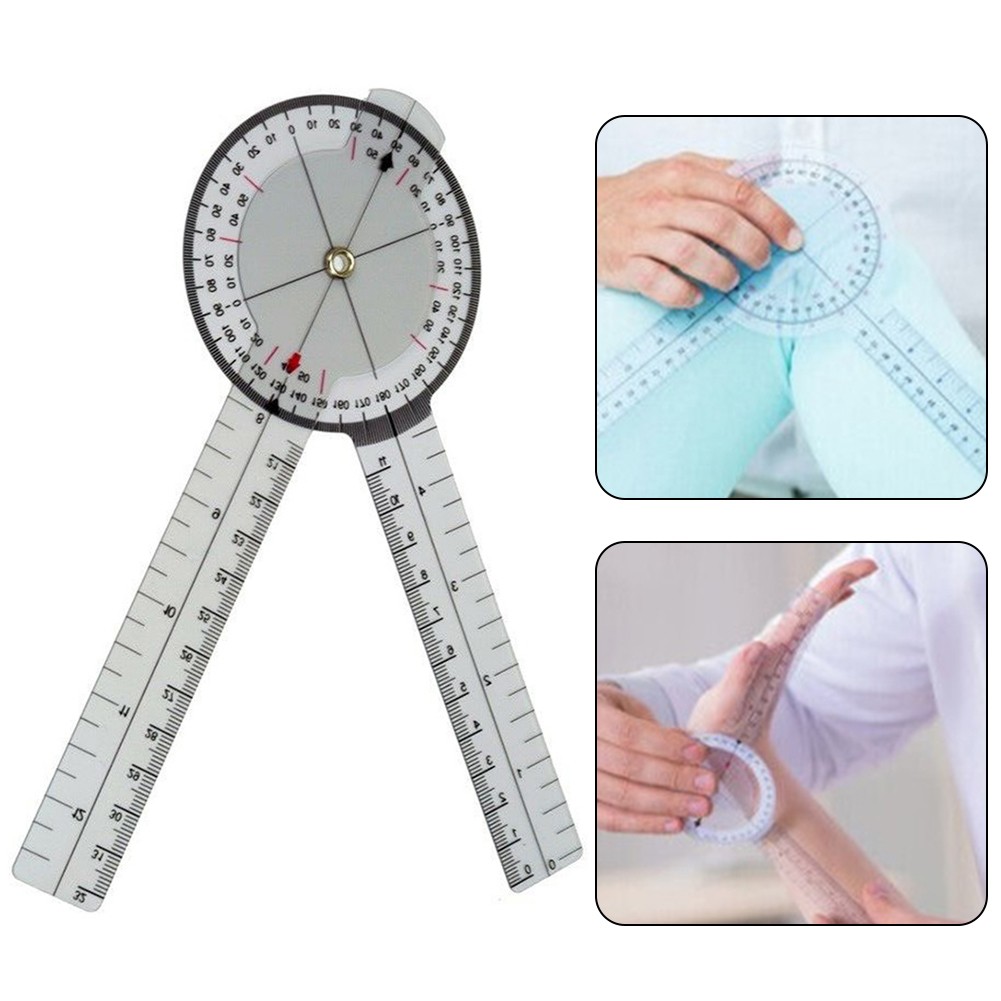 PROFESSIONAL GRADE 33CM Goniometer Ruler for Orthopedic Joint Angle ...