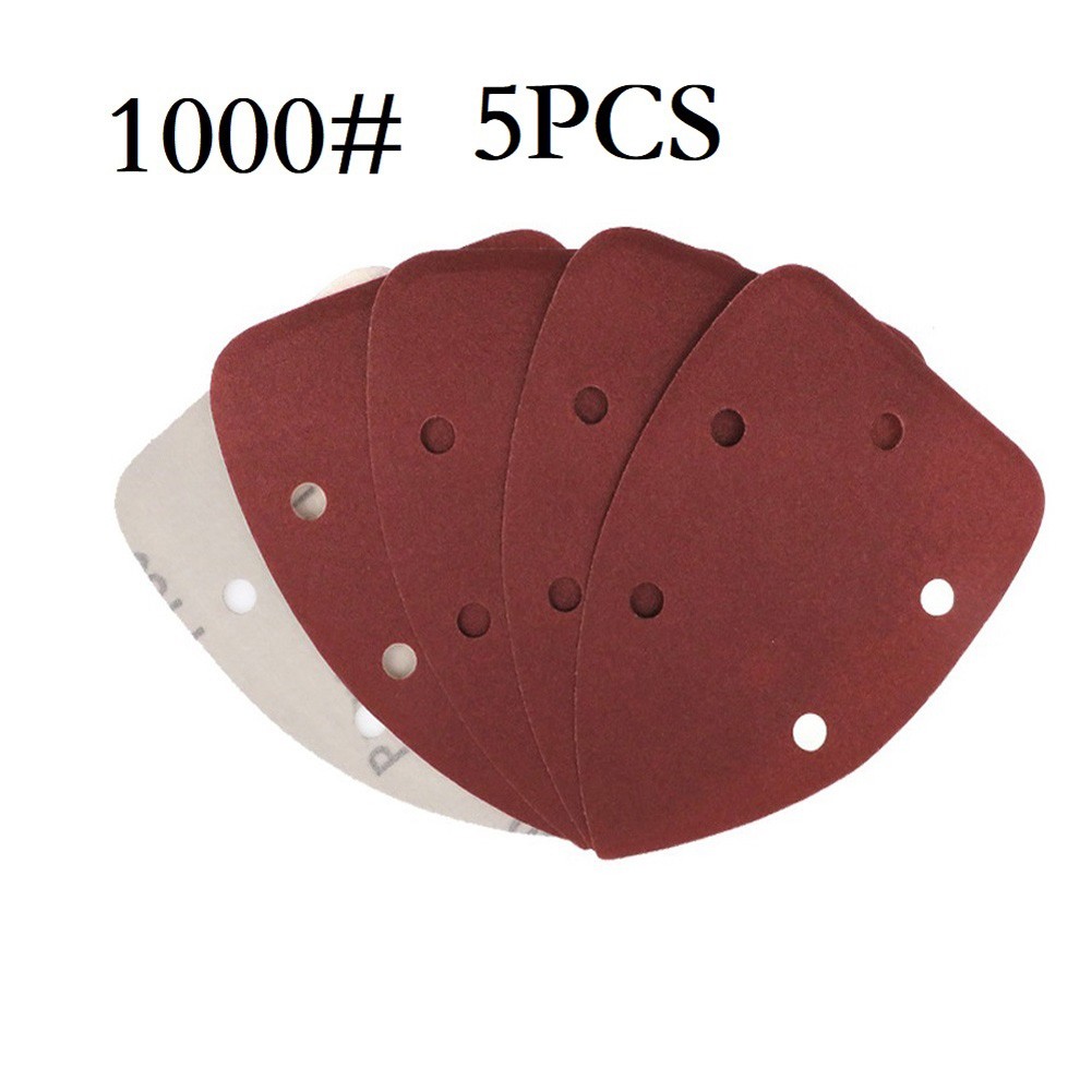 Reliable 5PCS Triangle Sandpaper 140*98mm Abrasive Sanding Disc Grit 40 ...