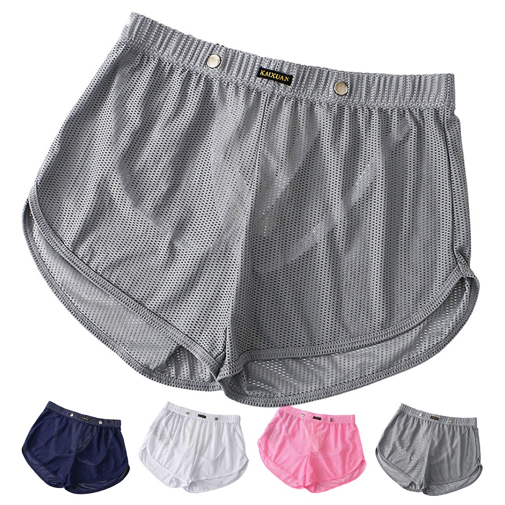 Lounge In Style With These Men's Clear Mesh Lounge Boxer Briefs | eBay