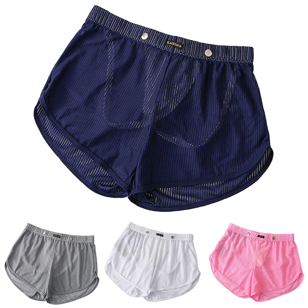 Lounge In Style With These Men's Clear Mesh Lounge Boxer Briefs | eBay