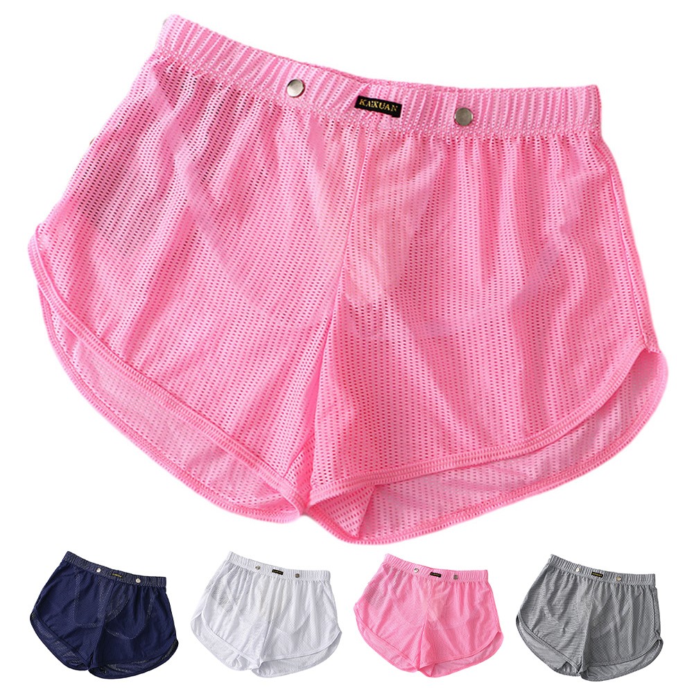 Lounge In Style With These Men's Clear Mesh Lounge Boxer Briefs | eBay