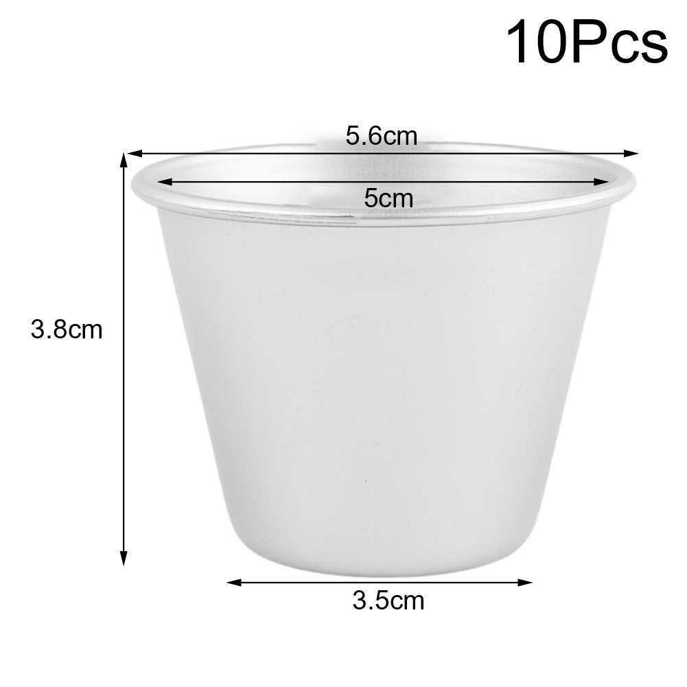 Anodized Aluminum Cake Pans Pack of 10 Pudding Cups Even Hit | eBay UK