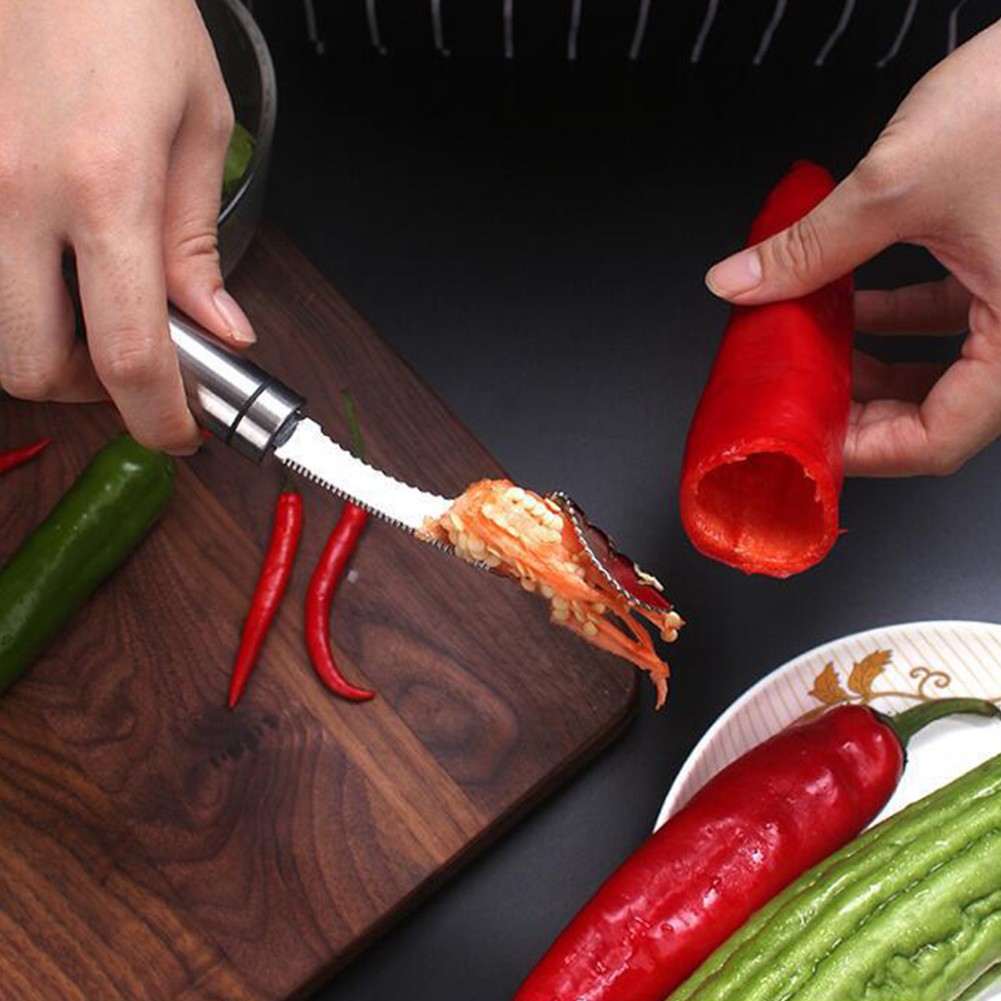 CORE REMOVER DESEEDER Tool Fruit Home Kitchen Lightweight Manual ...