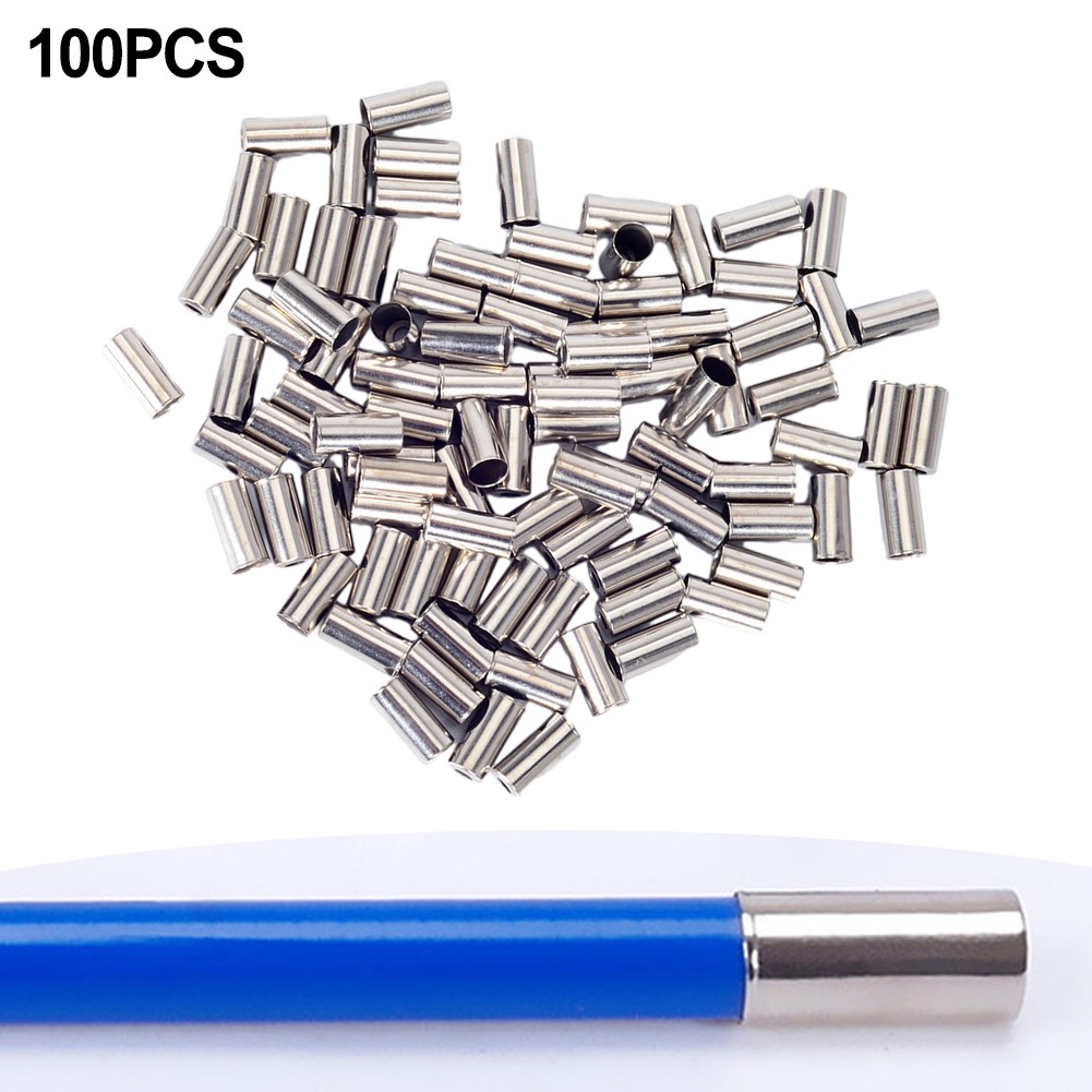 Bicycle Brake Cable Ferrule For Bike Repair Silver Color High Quality ...
