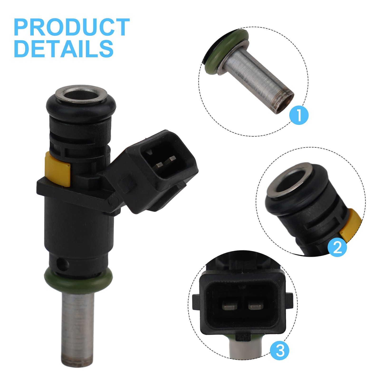 Fuel Injector Boat Engine Plastic 1 Pcs 4-Stroke 8M6002428 Direct ...
