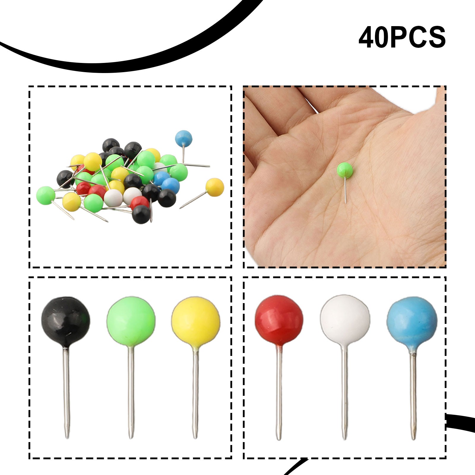 Hot Practical Winder Pins Spare Pins Accessories Colorful Fixed Thread ...