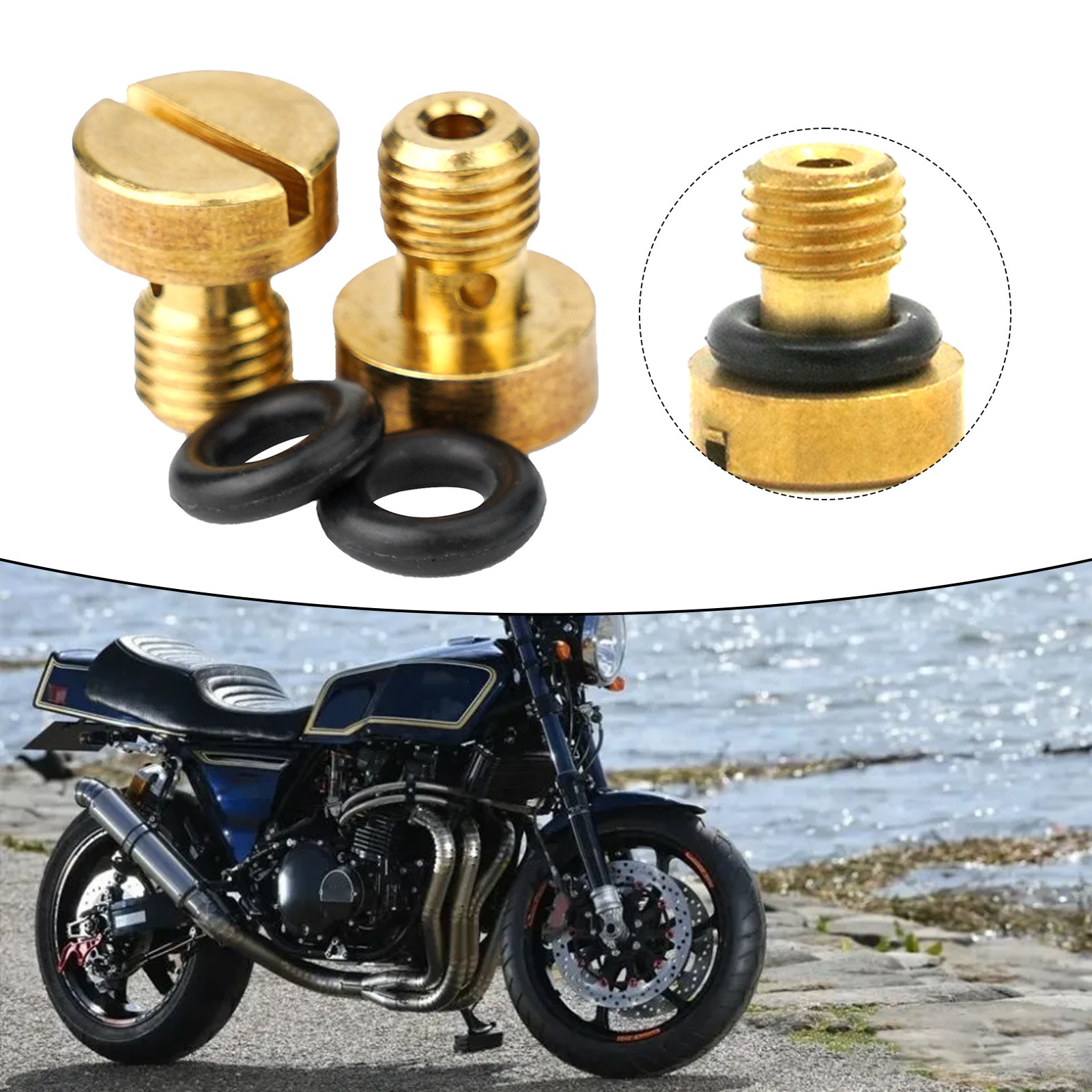Replace worn out screws with 2Pcs Carburetor Float Bowl for KZ6501000 ...