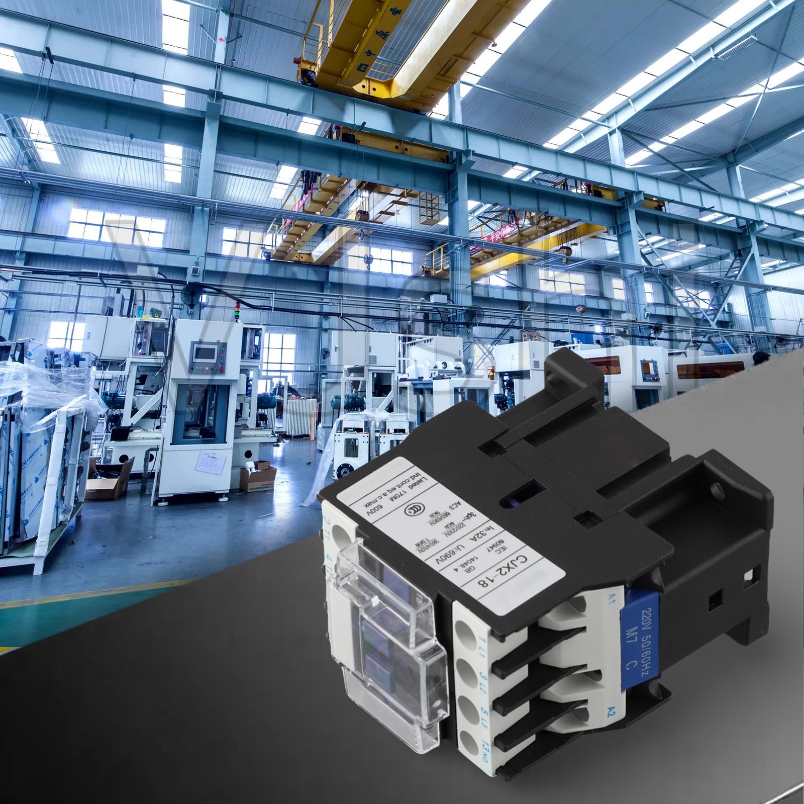 AC Contactor Motor Starter Relay Plate Front Wiring Power 1 PC 3-Phase ...