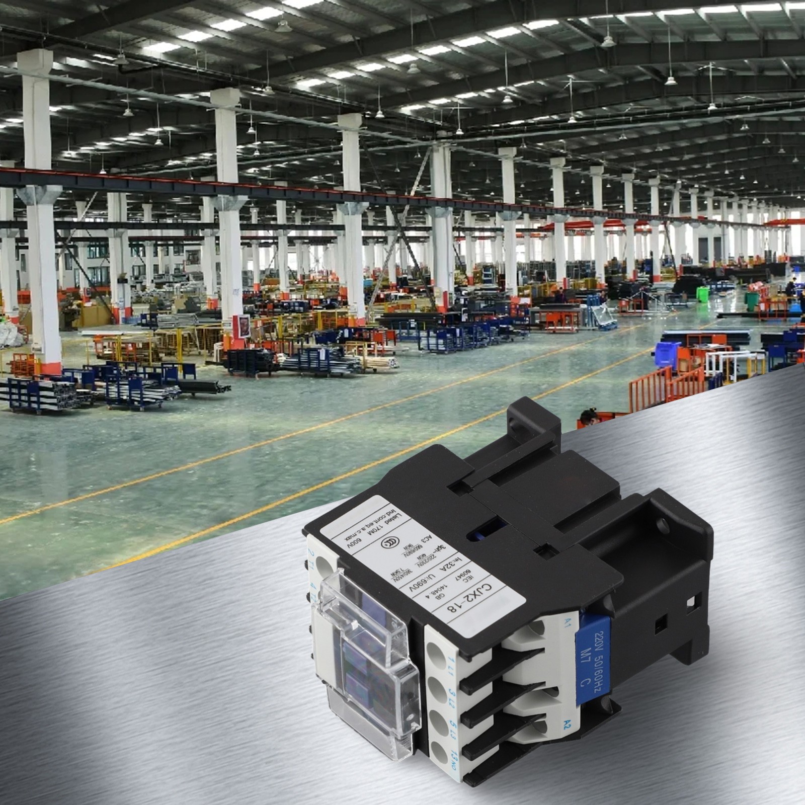 INDUSTRIAL ELECTRIC APPLIANCE AC Contactor 240V Coil 32A 3Phase 1NO ...