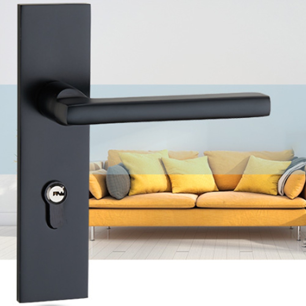 S curit renforc e avec poign e de porte verrouillable et serrure mortais | eBay