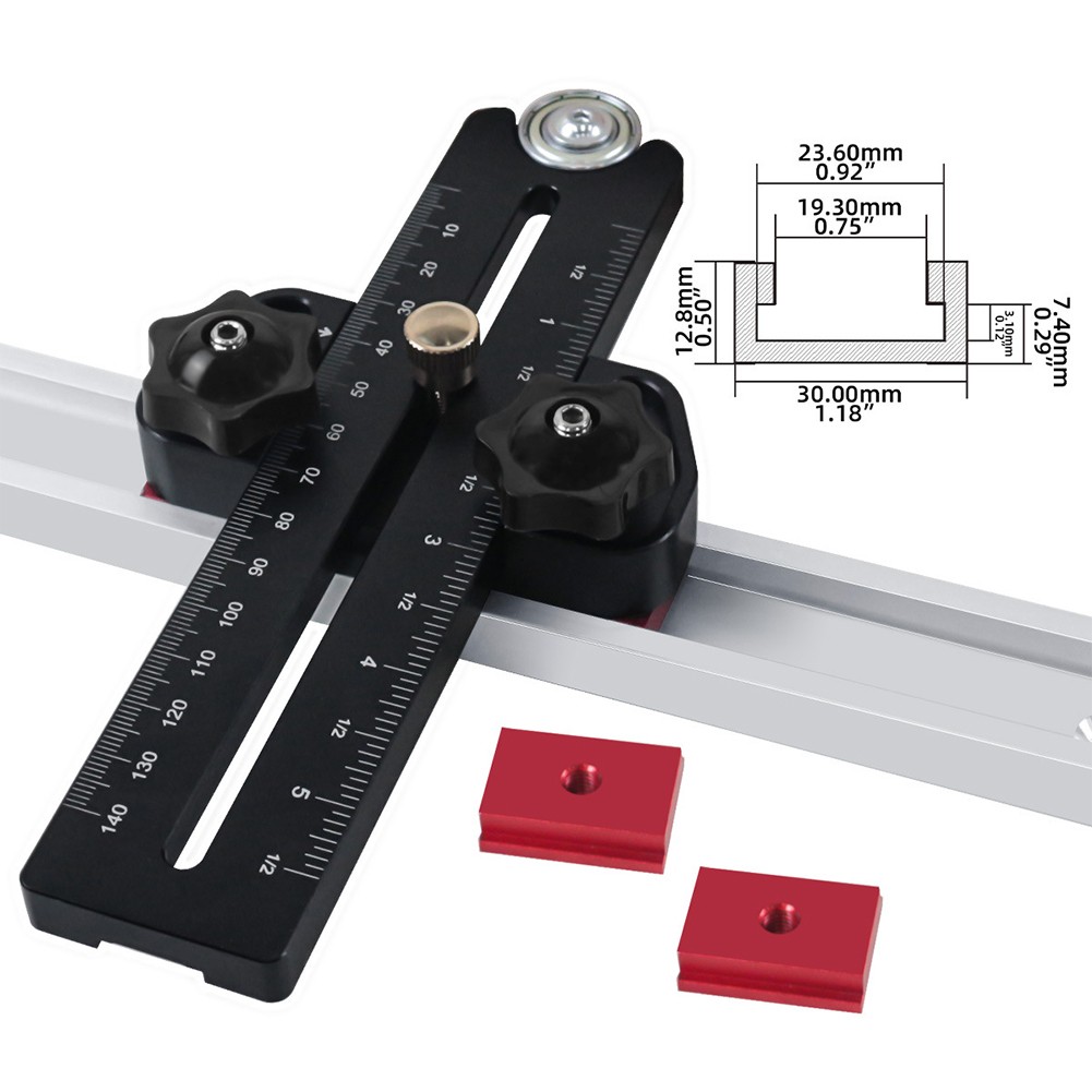 Thin Ripping Guide KETIPED Thin Rip Jig Table Saw Jig Guide For Quick ...