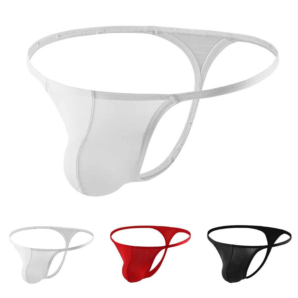 Herren Niedrige Taille Slips String Eis Seide Unterwäsche für Urlaub ...