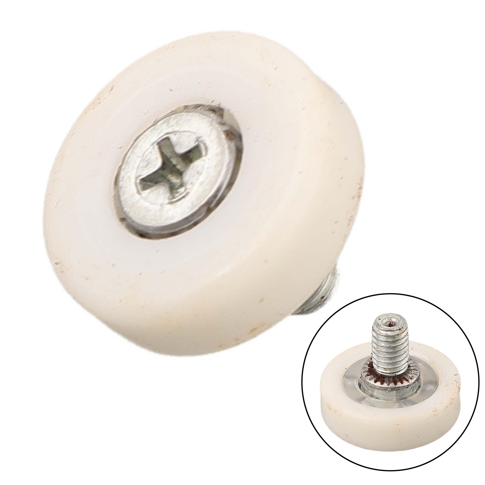 8 Pack Plastic Drawer Pulley Replacement Wheels Bearing Small Pulley ...