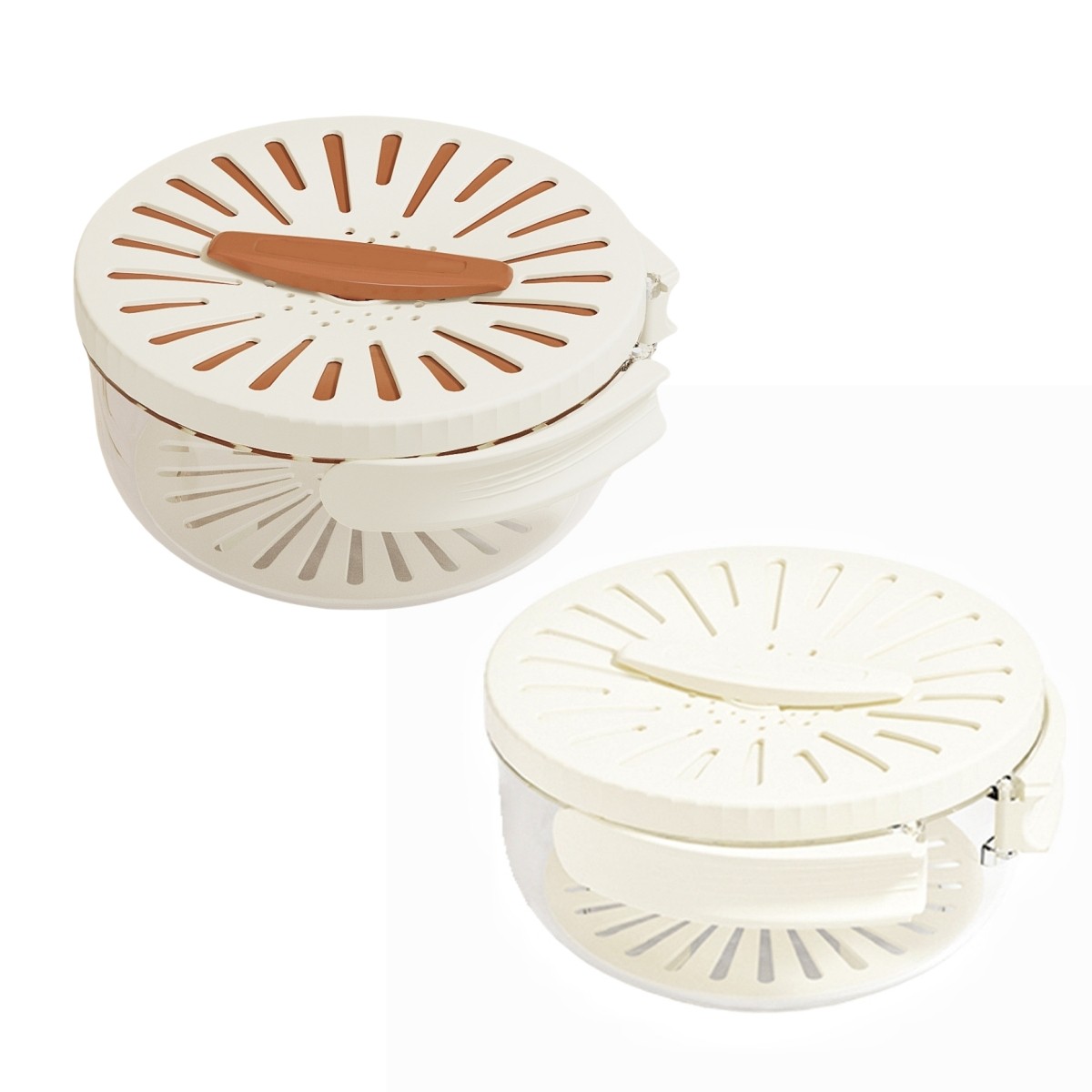 DRAIN BASKET STRAINER Efficient Drainage Folding Handle Design Large ...