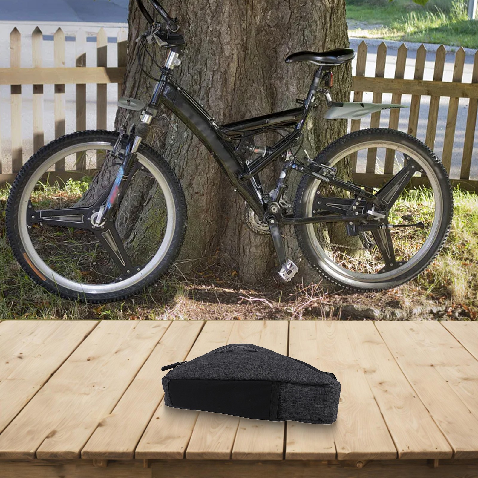 ERGONOMIC BIKE TRIANGLE Pack with Reflective Design and Ample Storage ...