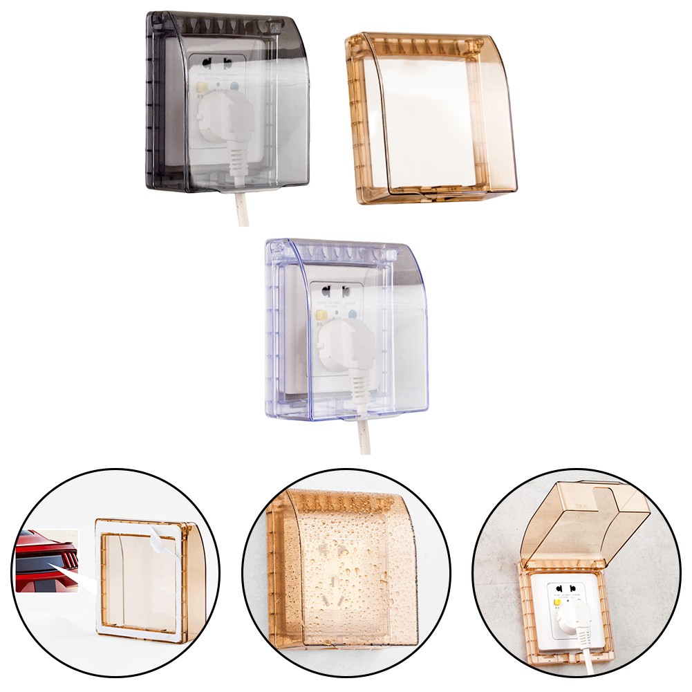 OUTDOOR SOCKETS SPLASH Guard Socket Outdoor Use Home Safety Vapour ...
