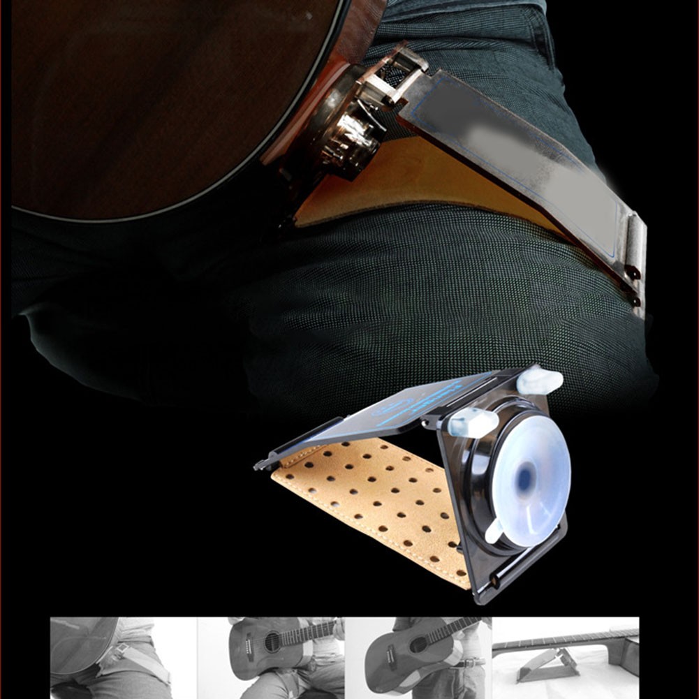 Sturdy and Reliable Guitar Accessory Foldable Foot Stool Strap Stand ...