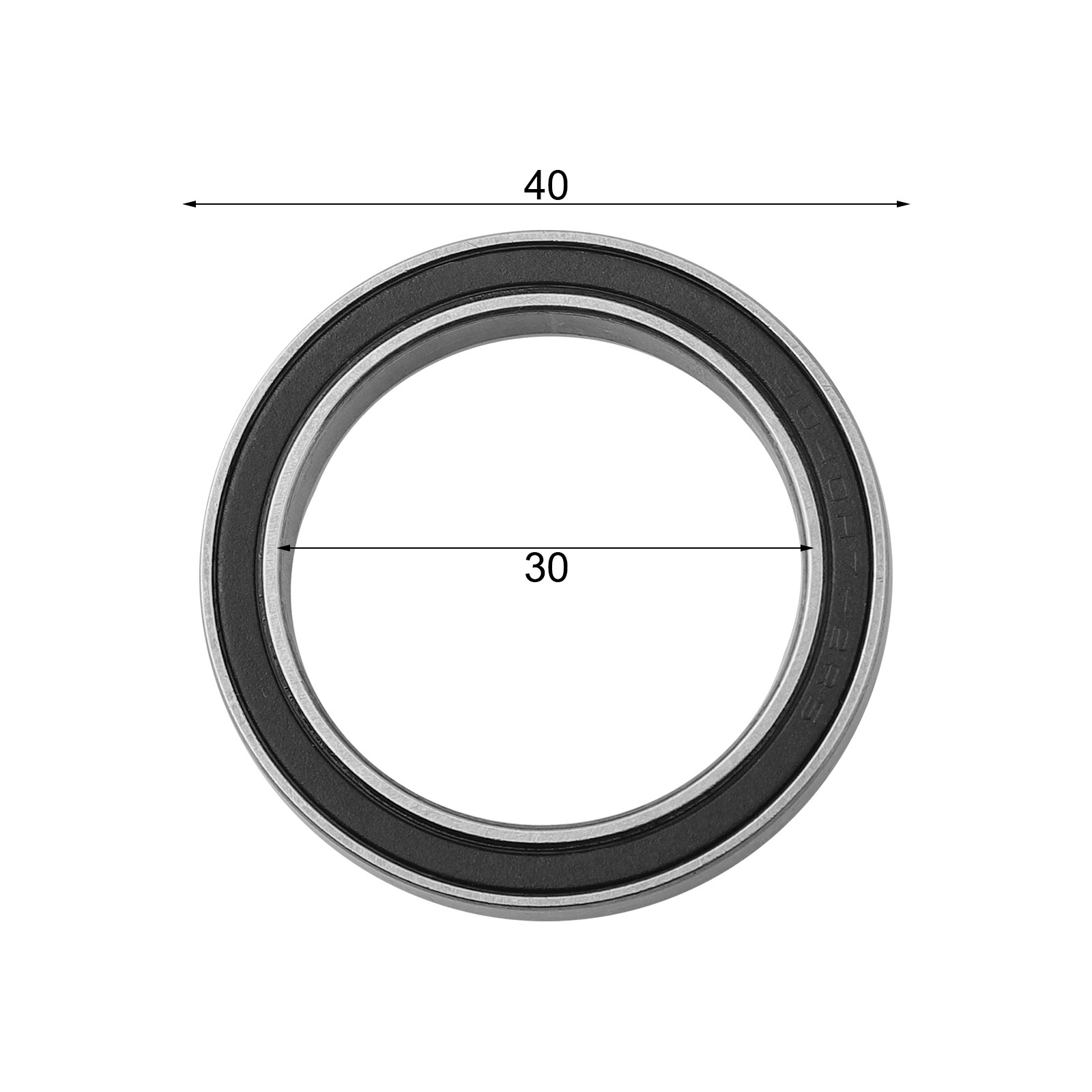 BEARING BICYCLE ACCESSORIES Steel Wear-resistance 3040H7-2RS Bike Black+Silver $18.40 - PicClick AU