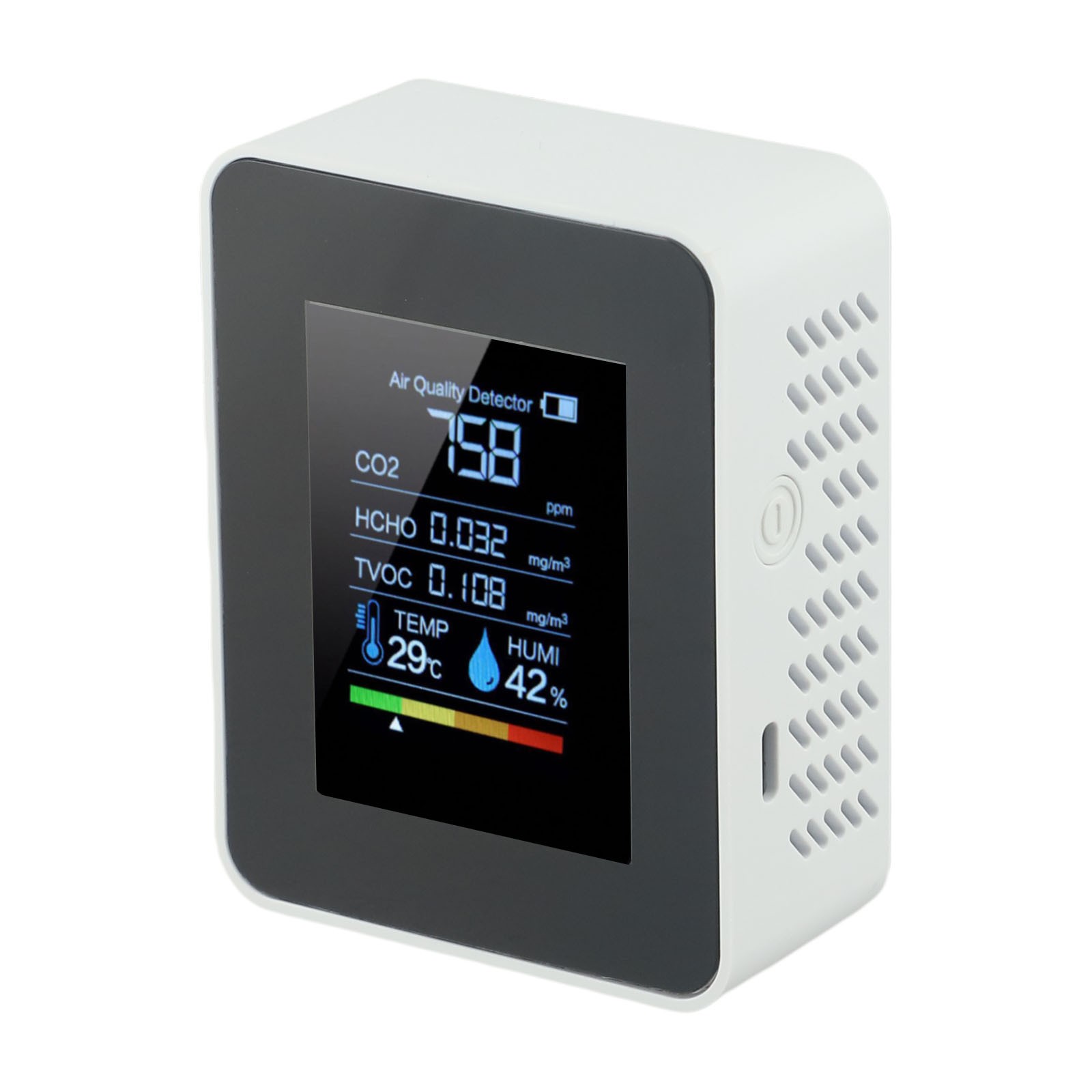 Multi Function Air Quality Tester with Temperature and Humidity ...
