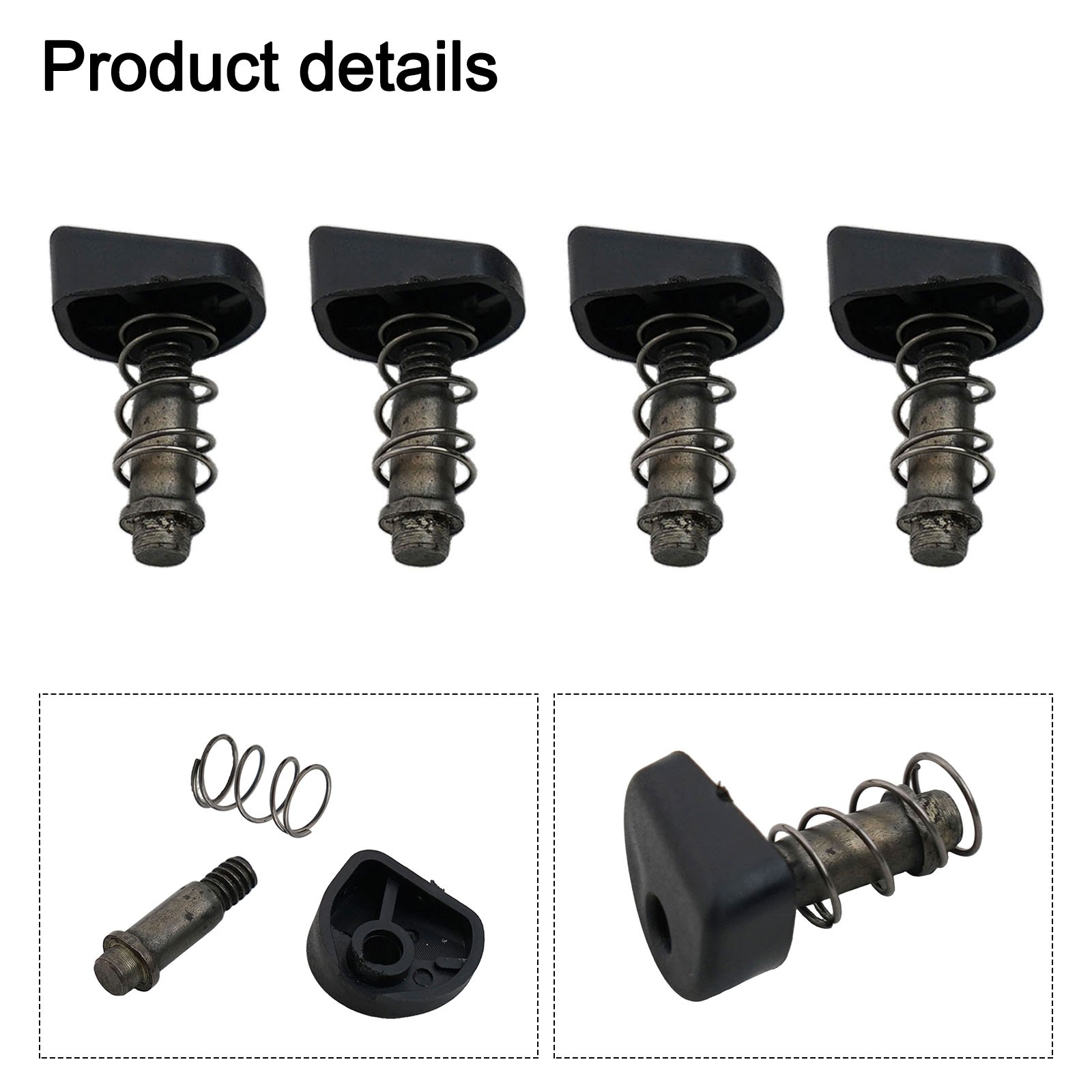REPLACEMENT PARTS SET for Grinder Lock Button Repair Black (For 9523NB ...