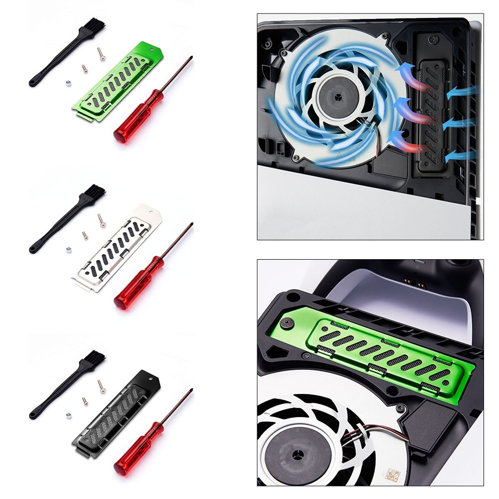 EFFICIENT HEAT MANAGEMENT Aluminum SSD Heatsink Cover for PlayStation 5 ...