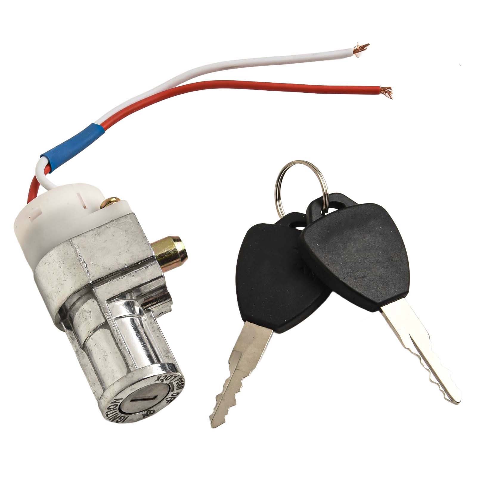 Two Key Battery Charger Lock for Motorcycle and Electric Mobility ...