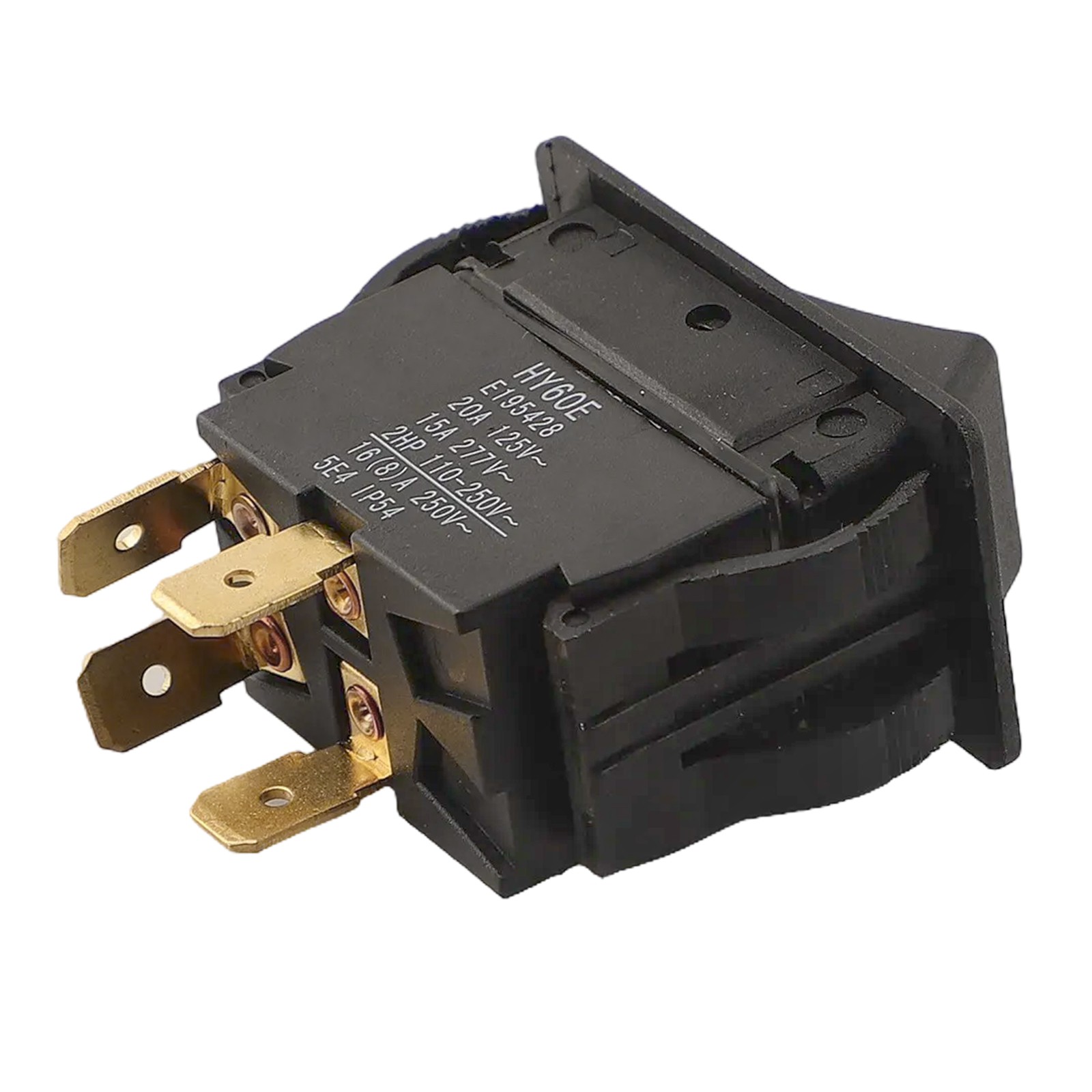 Marine Rocker Switch HQRP ON Off Red Rocker Switch 2-Prong 16A 125V ...
