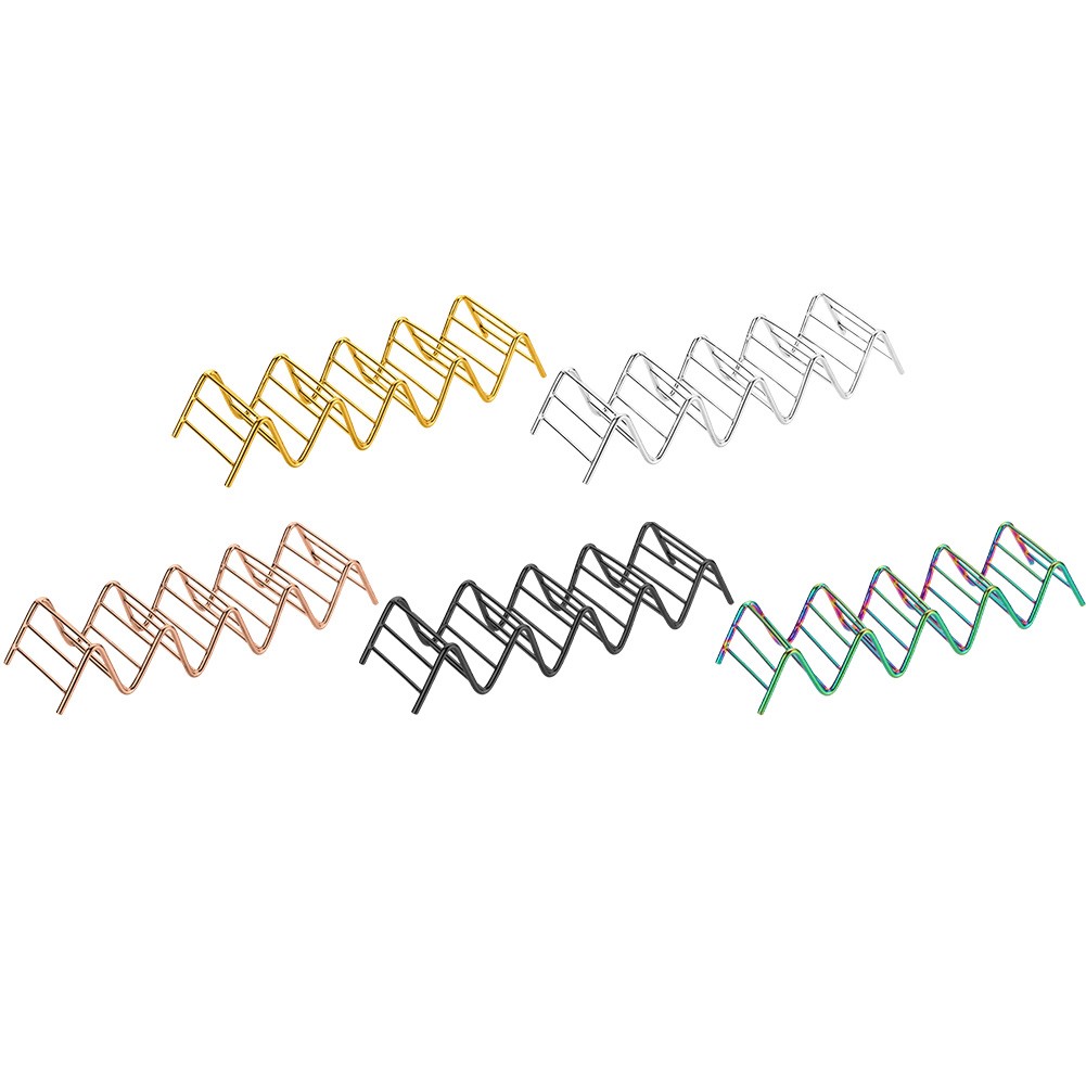 Porte-taco peu encombrant au design élégant en acier inoxydable pour ...