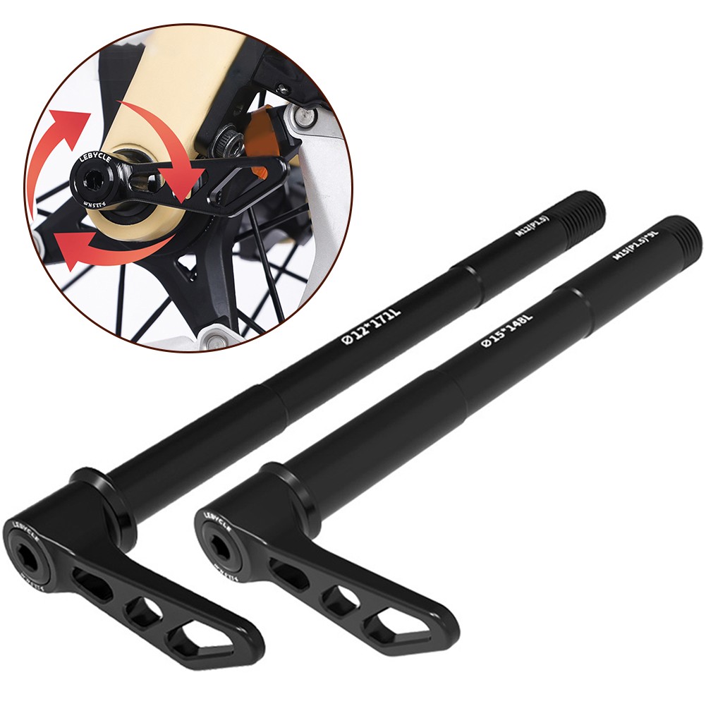HIGH STRENGTH METAL Thru Axles for Mountain Bike Front and Rear ...