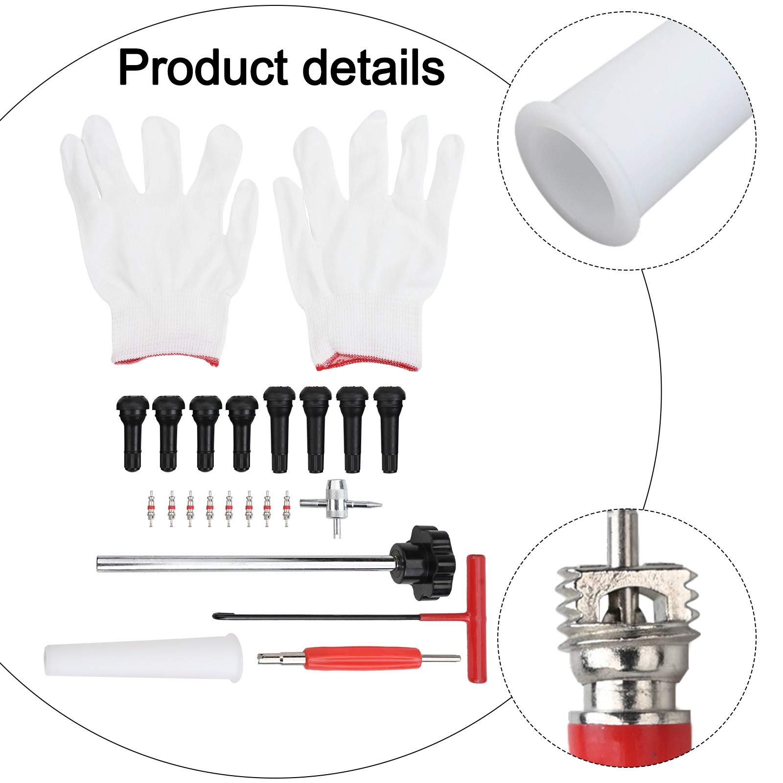 Kit d'entretien valve pneu de 22 outils essentiels compatibles avec la ...