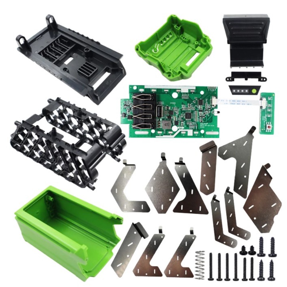 Battery Pack Assembly Components PCB and Plastic Case for 40V Lawn ...