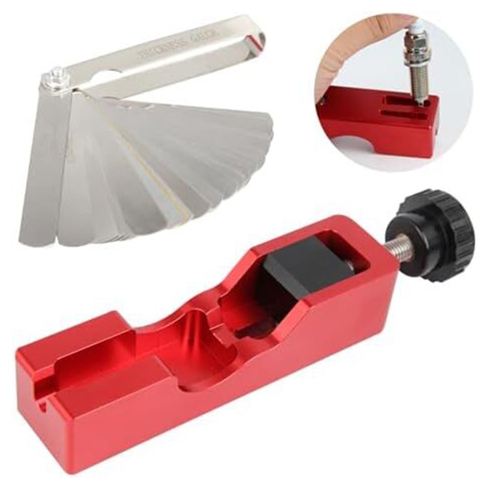 PRECISION SPARK GAP Tool with Steel Feeler Gauge for Engine Performance ...