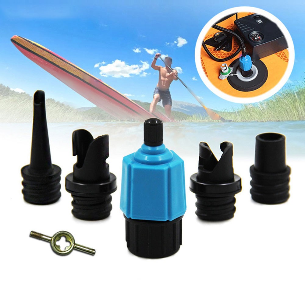 Air Pump Adapter with 4 Nozzles for Paddleboard For Kayak Inflatable ...