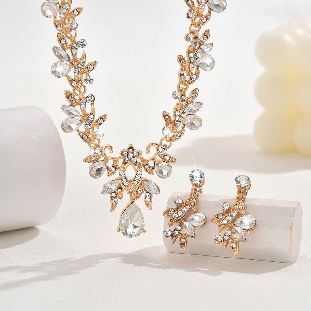Unique Design Necklace and Earrings Jewelry Set for Bridal Accessories ...