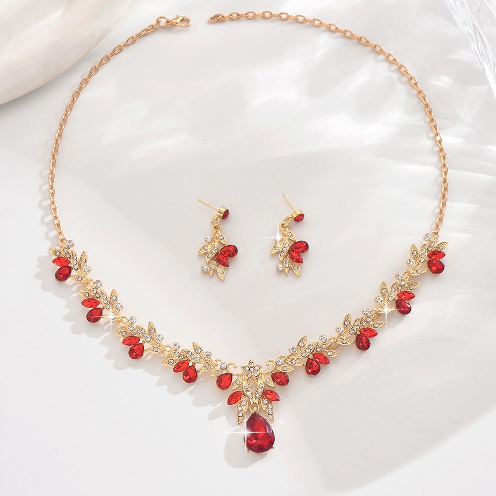 Unique Design Necklace and Earrings Jewelry Set for Bridal Accessories ...