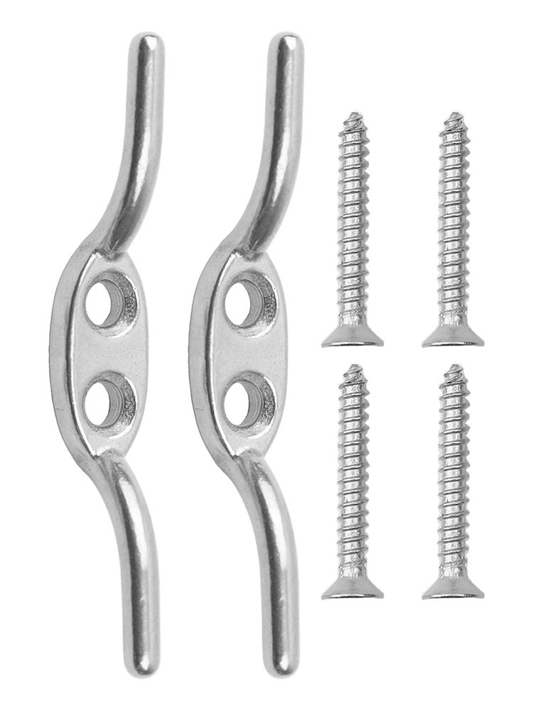 SECURE ATTACHMENT POINT with 2 5 Inch Stainless Steel Marine Boat Cleat ...