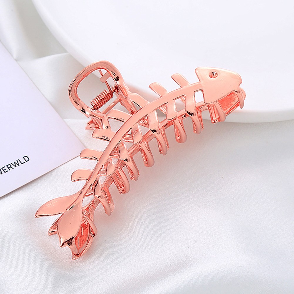 Unique Fishbone Hair Clip Summer Hair Accessories Alloy Material ...