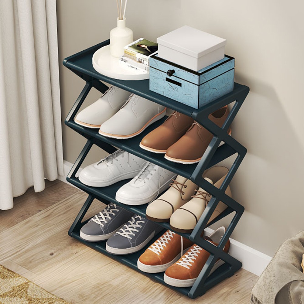 Cleverly Designed X Shaped Ladder Style Shelf Perfect for Footwear ...